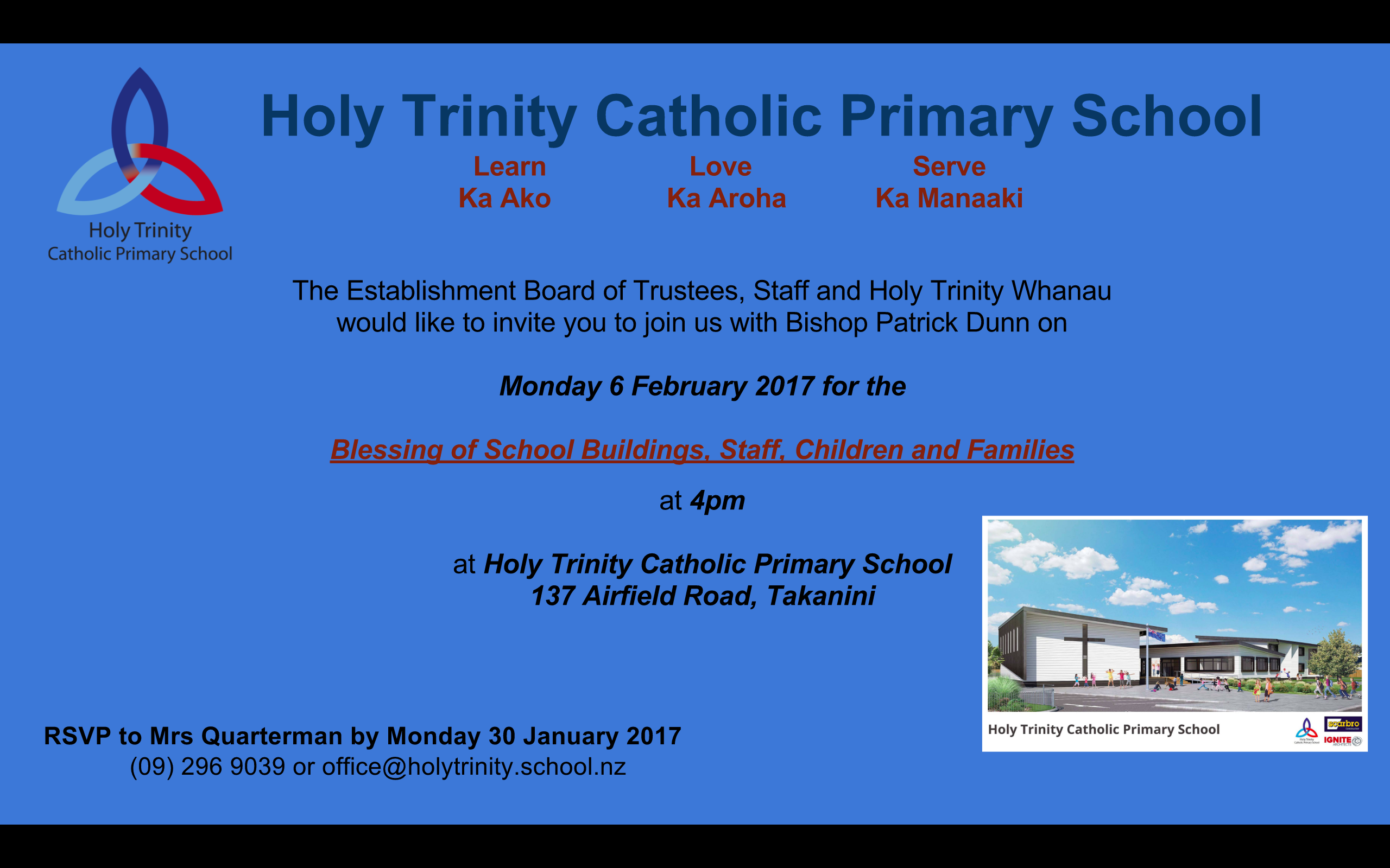 Blessing Liturgy and Picnic on Waitangi Day – Holy Trinity Catholic ...